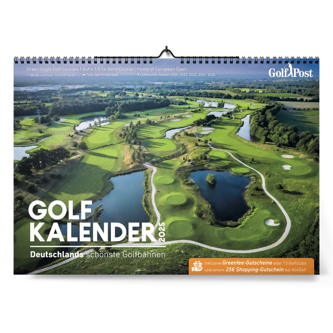 Golfkalender 2025 mit 2für1 Greenfees + 30% Einzelspieler-Greenfee-Rab ...